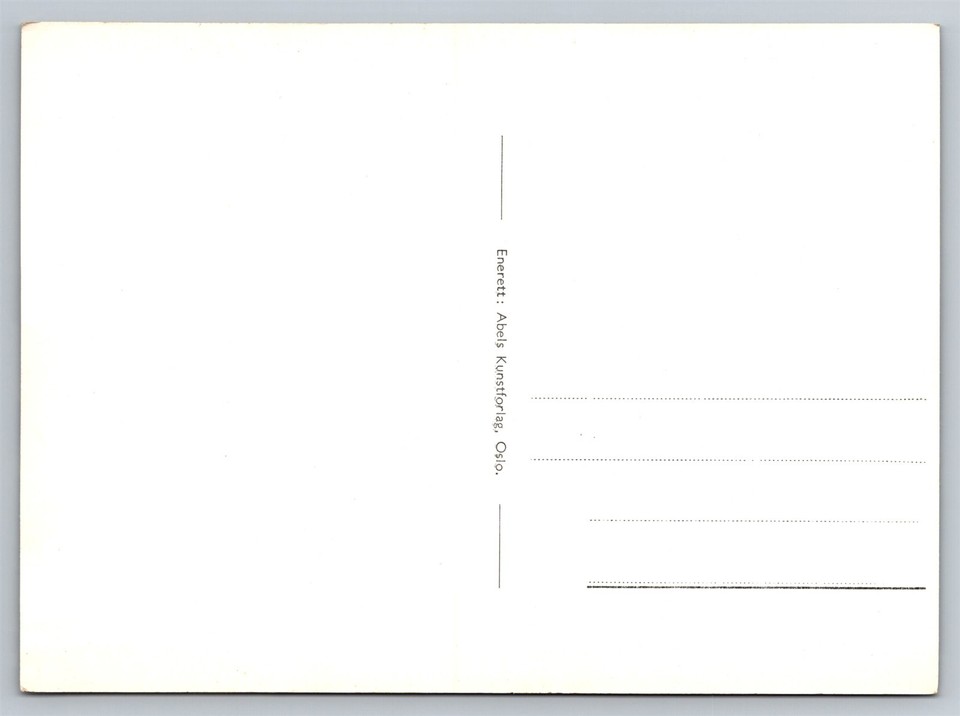 Postcard Oslo Norway City Hall Rathaus Harbor Fjord Sightseeing Boat ...