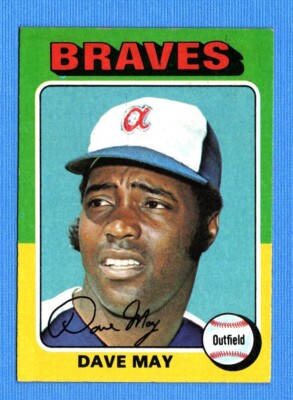 1975 Topps #650 Dave May EX+ Braves | eBay
