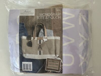 Annie’s Creative Woman Kit of the Month Monogram Tote & Pouch CWC178 ...