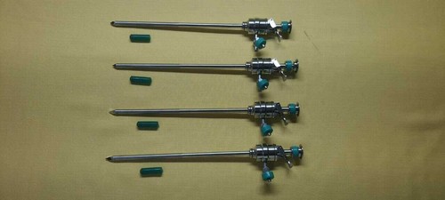 4 pcs Laparoscopic SS Bariatric Trocar Cannula 5mmx200mm Gynecology ...