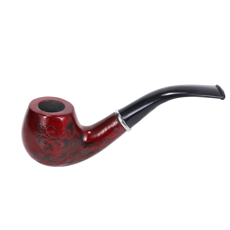 Durable Wooden Wood Smoking Pipe Tobacco Cigarettes Cigar Pipes Enchase ...