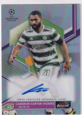 Topps Finest Champions League 2022-23 No A-CC Cameron Carter-Vickers ...