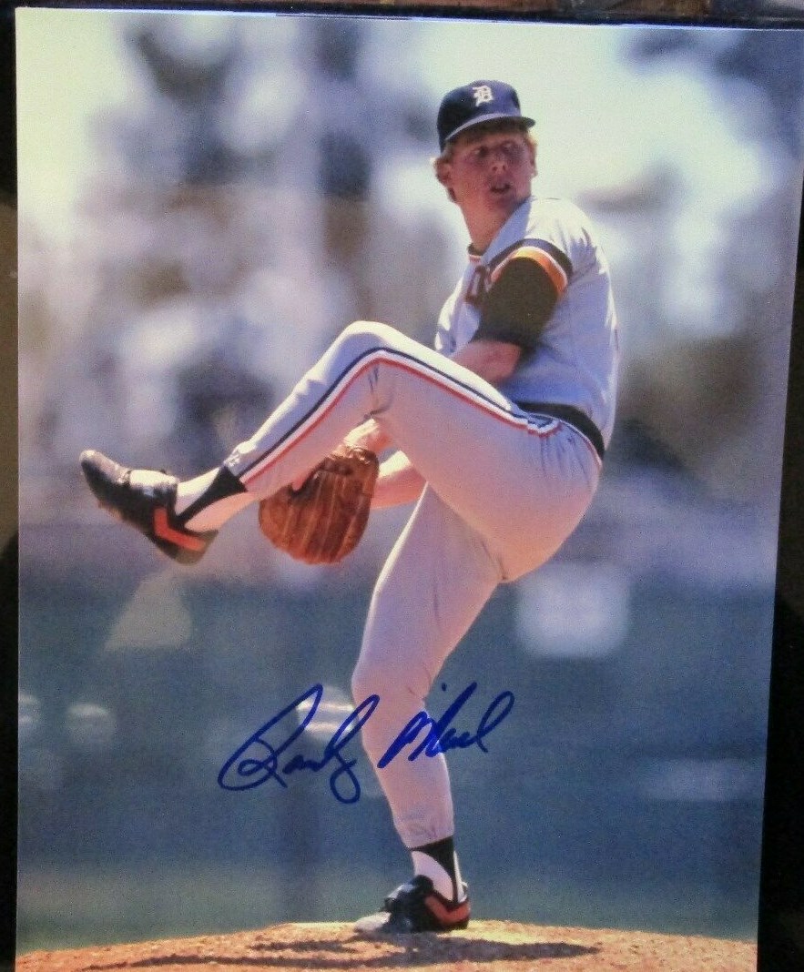 RANDY O'NEAL SIGNED DETROIT TIGERS 8x10 PHOTO w/ COA | eBay