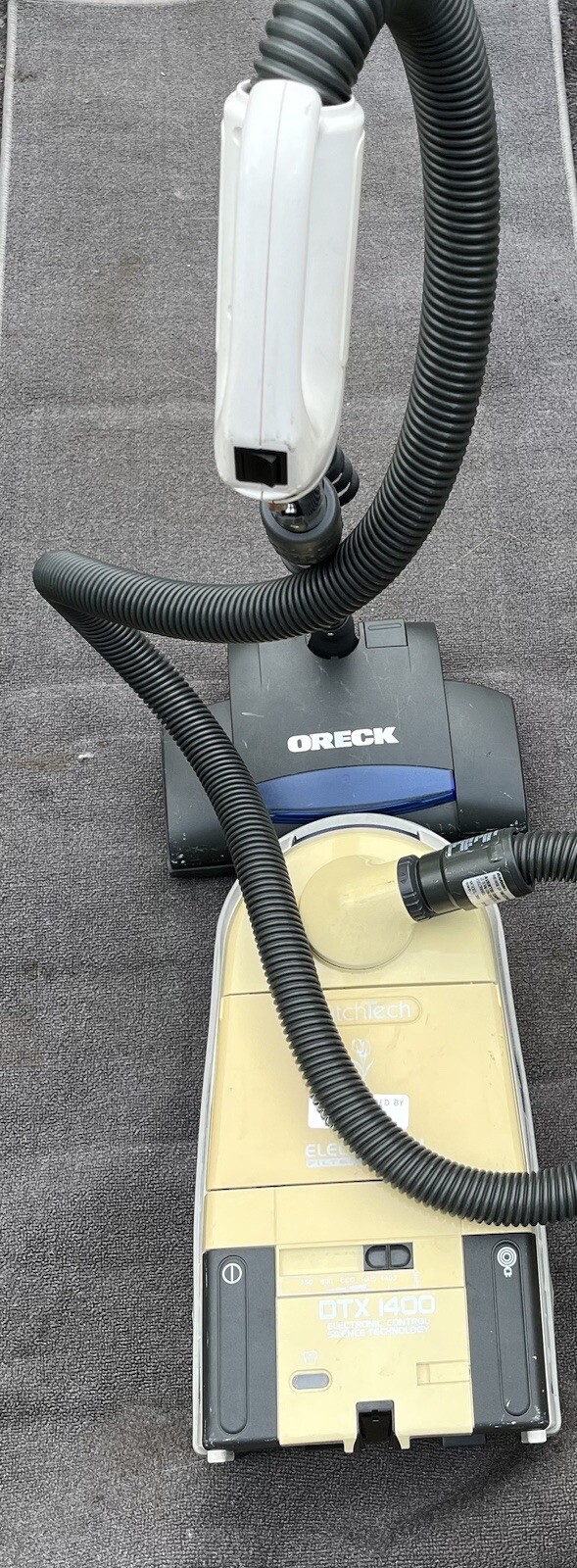Oreck Dutch Tech Electritech DTX 1400 Canister Vacuum Cleaner w ...