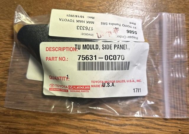 Genuine OEM Stone Deflector for Toyota 756310C070 for sale online | eBay