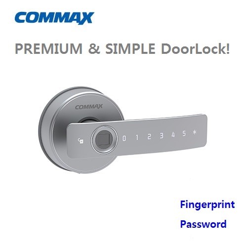 COMMAX CDL-110WL Doorlock for Wooden doors fingerprint Digital Smart ...