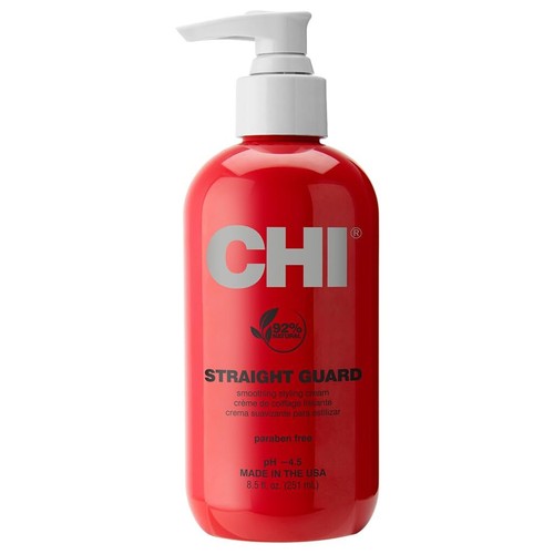 CHI Straight Guard Smoothing Styling Cream, Eliminates Frizz For Sleek ...