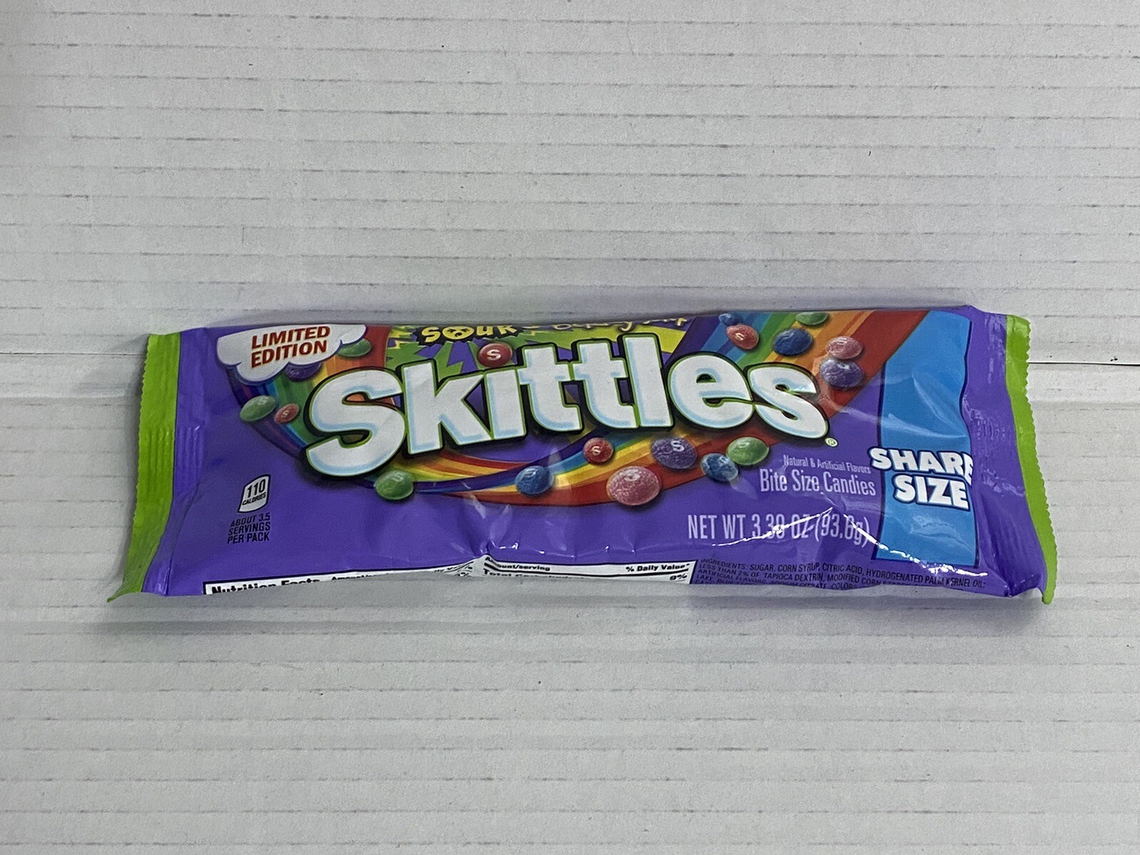 Skittles Sour Berry Mix Candy Limited Edition 3.3 Oz each Bag for sale ...
