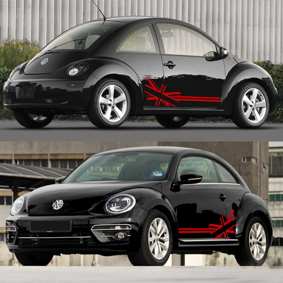 For MINI Cooper S R50 R56 R61 F55 2x Britain Flag Graphic Car Side ...