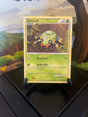 Spinarak 83/123 - HeartGold SoulSilver - Common - Pokemon Card TCG - LP ...