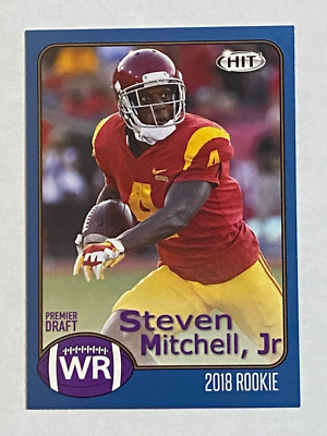 2018 Sage HIT Blue #5 Rookie Steven Mitchell Jr USC Trojans | eBay