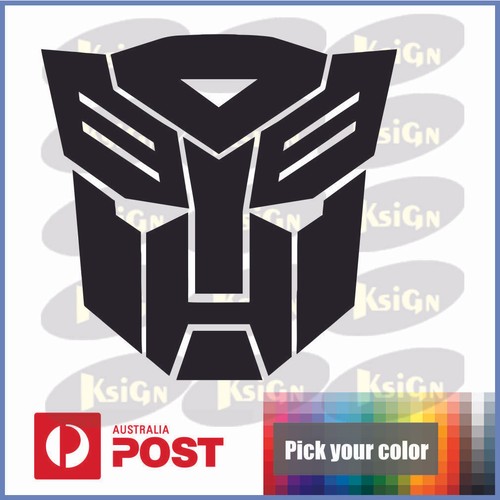 TRANSFORMER AUTOBOT car waterproof DIY sticker decal design multi color ...