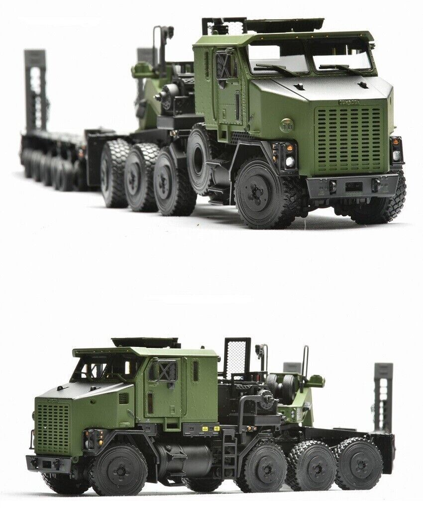 TWH 1:50 Diecast Model OSHKOSH HET M1070 Tractor M1000 Trailer NIB | eBay