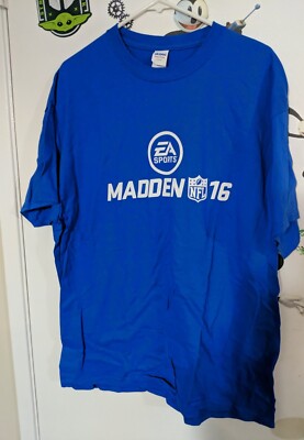 XBOX ONE Madden 16 NFL Football Shirt Blue XL Gildan Unisex Adult New ...