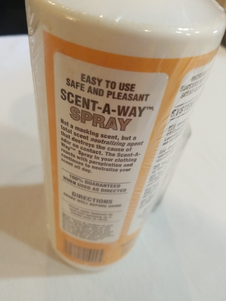 H.S. Scent-A-Way HUMAN SCENT NEUTRALIZER Odorless 32 Oz Bottle + 4 OZ ...