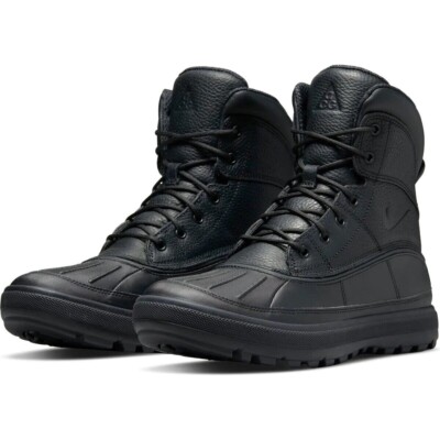 🔥NIKE🔥 Woodside II ACG "Triple Black" Waterproof Duck Boo 525393-090 ...