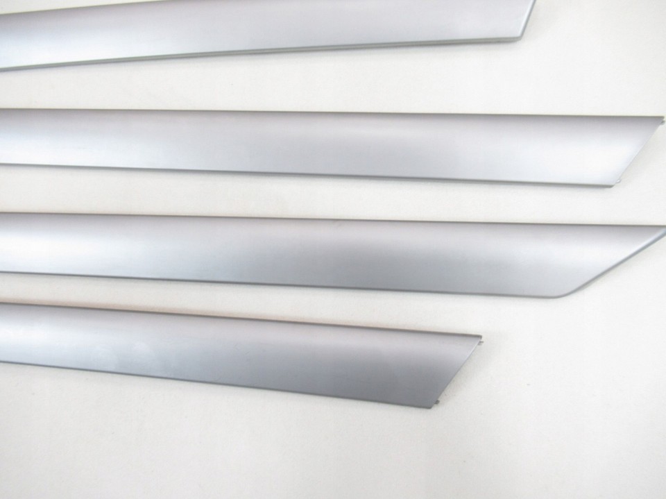 BMW 3 E46 Silver Interior Trim Kit Center Console Panel Moldings Covers ...