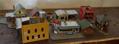 Vintage HO Life Like Train Buildings 8 Buildings | eBay