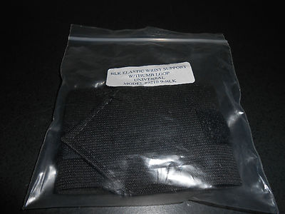 Elastic Wrist Support with Thumb Loop # 5210-9 (Black One Size) | eBay