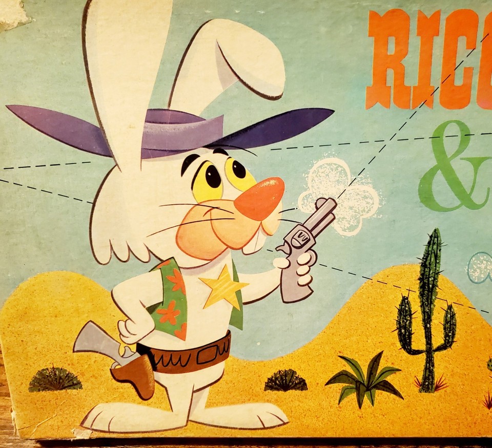 1964 "RICOCHET RABBIT" Hanna Barbera IDEAL BOARD GAME | eBay