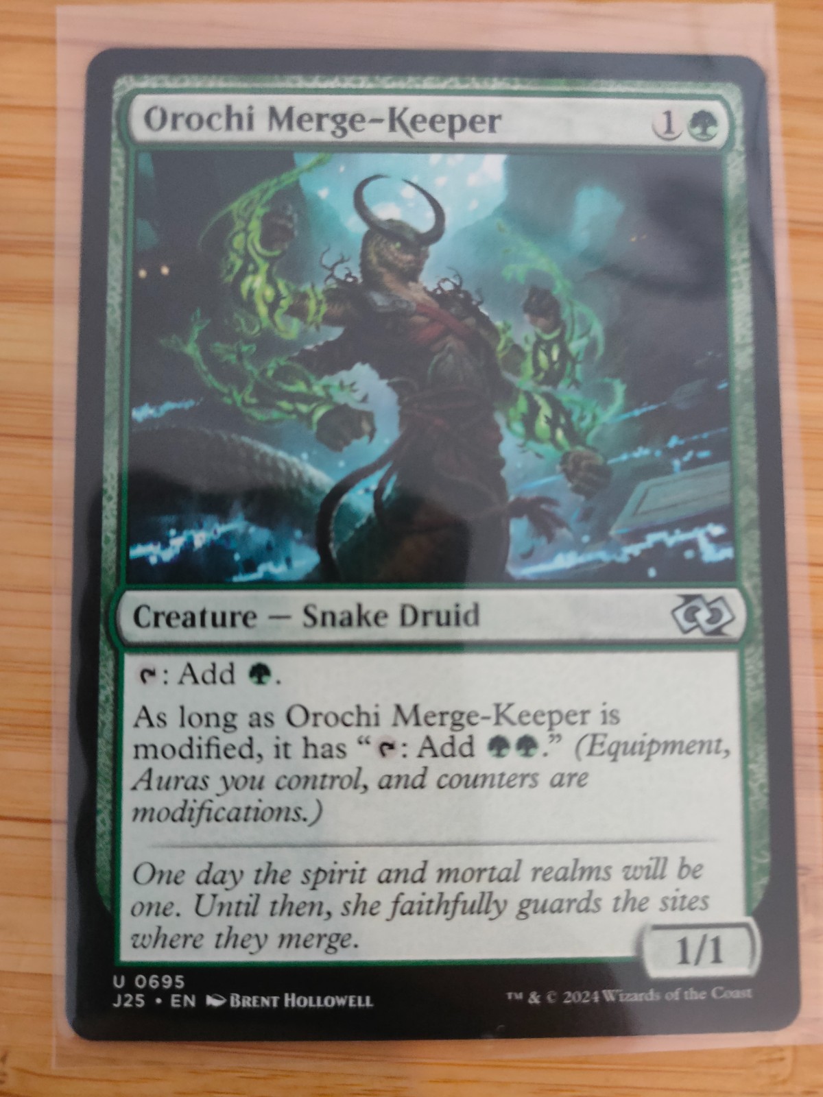 MTG Orochi Merge-Keeper 0695 J25 Foundations M/NM Free UK P&P | eBay
