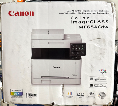 Canon imageCLASS MF654CDW (5158C005) Wireless Color All-In-One Laser ...