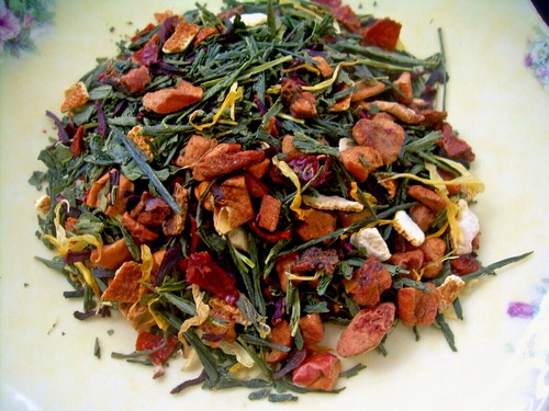 Pure Green Sencha Tea Angel falls Blend Lemon Mango Apple & Ginger ...