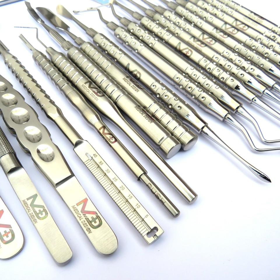 Dental Micro Oral Surgery Instruments Kit Implantology Dental Surgery ...