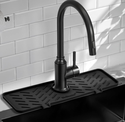 Silicone Kitchen Sink Splash Guard 18 Inch Faucet Mat for kitchen | eBay