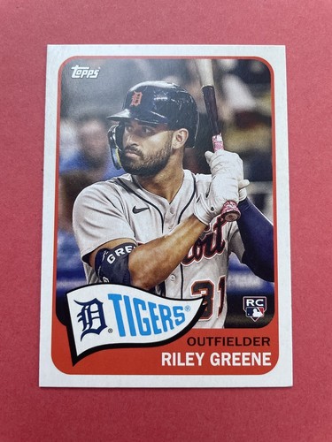 2023 Riley Greene RC Rookie Topps Archives Detroit Tigers | eBay