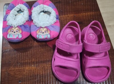 Bundle Paw Patrol Skye Slippers & ANKO Pink Sandals Size 5 | eBay Australia