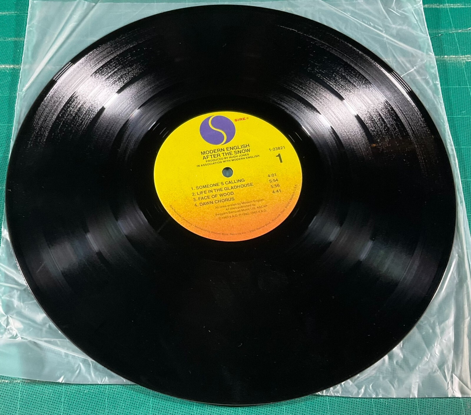 Modern English “After The Snow” LP 1983 Sire Records 1-23821 LP Vinyl ...