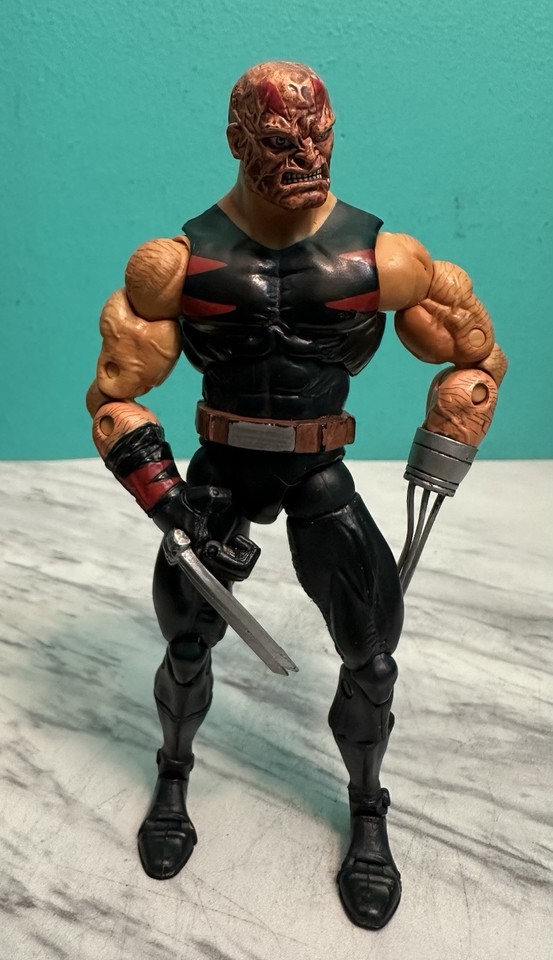Toy Biz Marvel Legends AOA Weapon X Burnt Wolverine Giant Man BAF ...