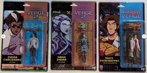 Axiom Verge 1 & 2 Action Figures Collectors Edition LR Limited Run ...