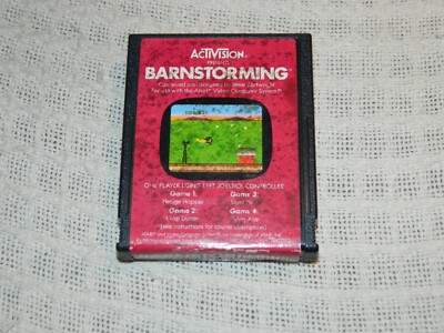 Barnstorming (Atari 2600, 1982) *Authentic* *TESTED WORKS* | eBay