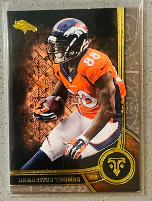 2015 Topps Triple Threads Football NFL #14 Demaryius Thomas Base Insert ...