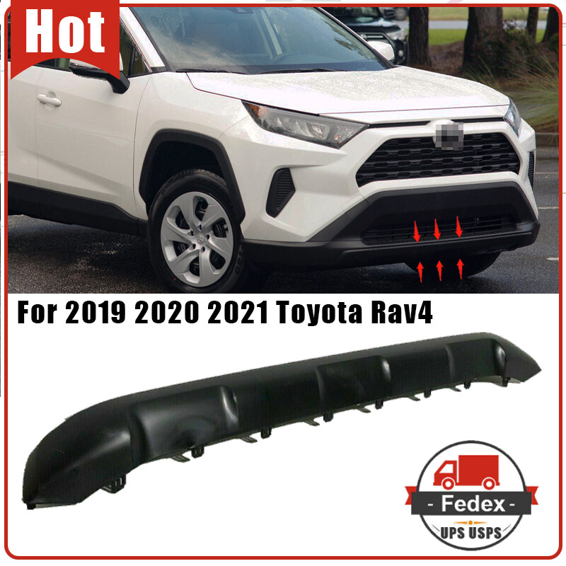 Fit For 2019-2022 Toyota Rav4 Hybrid Front Bumper Lower Valance Skid ...