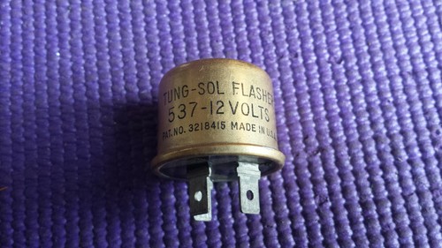 VINTAGE RARE GENUINE TUNG-SOL USA BLINKER FLASHER RELAY 537-12VOLTS ...
