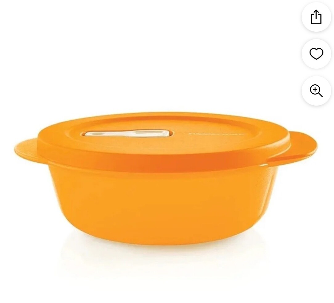 Tupperware Microwave Safe Small Round Crystalwave PLUS 2.5 Cup ...