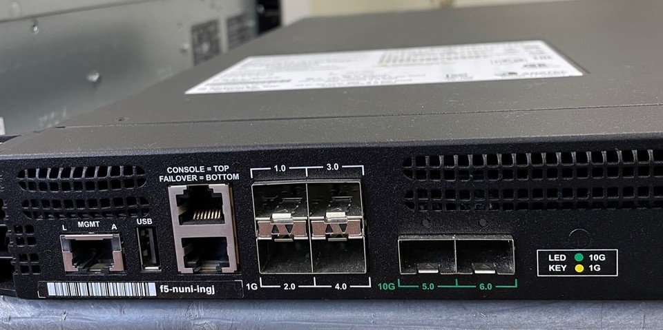 F5 BIG-IP i2000 Series i2600 / i2800 Local Traffic Manager | eBay