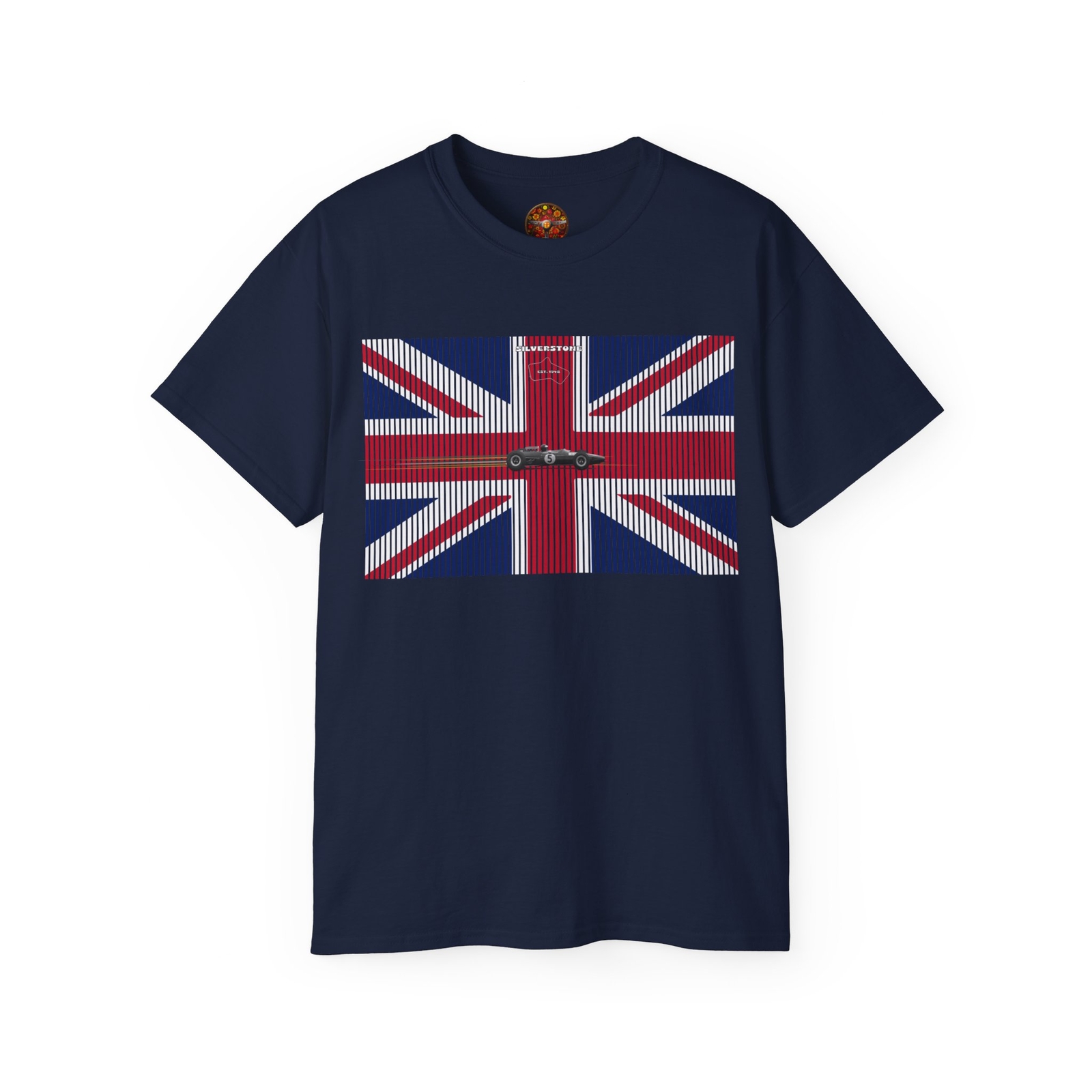 Silverstone Race Track F1 Shirt Formula 1 Jim Clark Lotus Ford Car Tee ...
