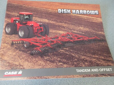 Case IH Tandem & Offset Disk Harrows Brochure 32 Page | eBay