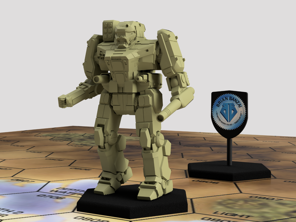 Banshee BNC-3E | Brian Banzai Exclusive BattleMech |Battletech ...