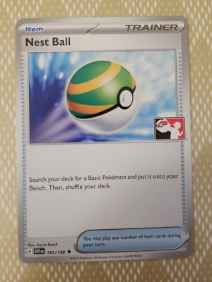 Nest Ball Pokemon Prize Pack Series 3 Promo Pokemon Card NM/LP Play ...