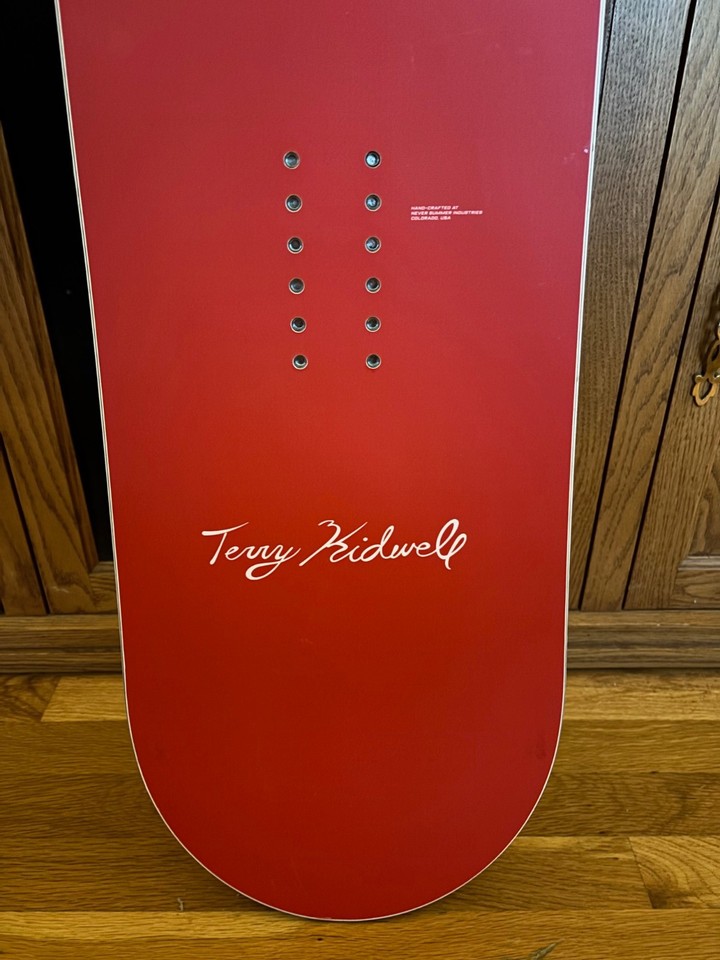 2018-19 Sims Terry Kidwell Pro 157.5 Never Summer Mfg. Snowboard ...