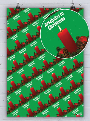 Modern Toss Funny Xmas Wrapping Paper Gift Wrap Hilarious Cheeky ...