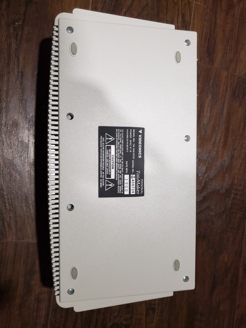 Working VTG Videonics Personal Title Maker PTM-1 *RARE* 1990s Video ...