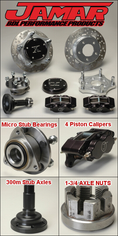 Vw Rear Racing Suspension Kit 3x3 Micro Stub Arms And Racing Brakes for ...