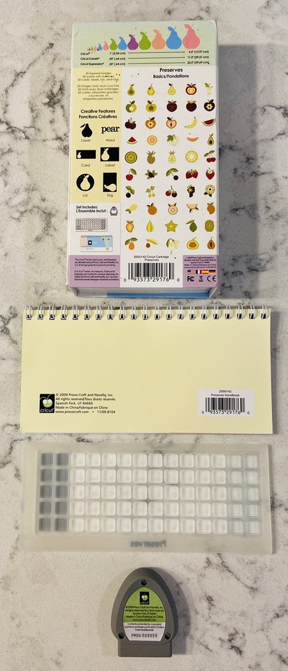 CRICUT: PRESERVES ~ COMPLETE ~ LINK UNKNOWN | eBay