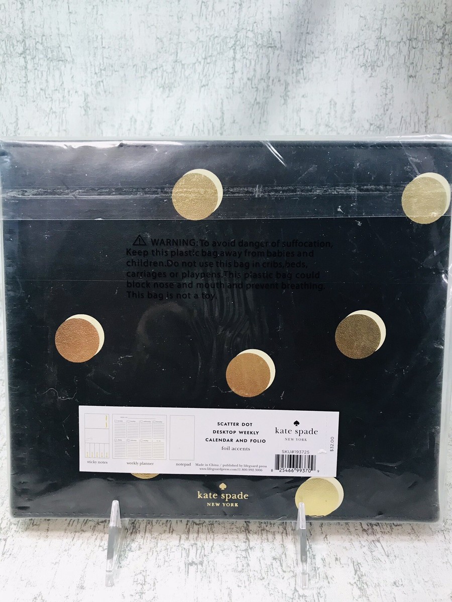 Kate Spade Desktop Calendar Desktop Weekly Calendar & Folio